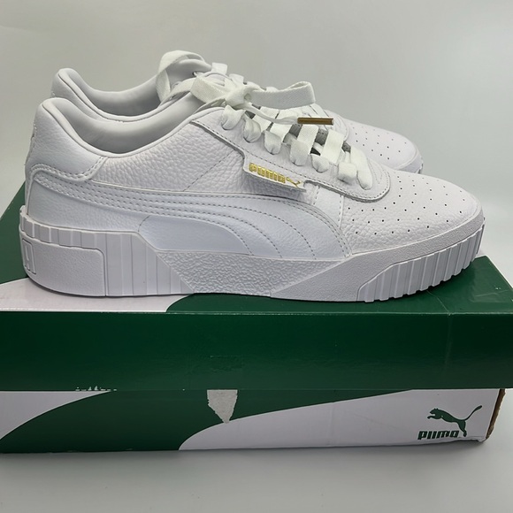 Puma | Shoes | Free People X Puma Collab Cali Court White Leather Low ...